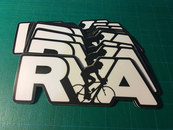 Custom Road Biker RVA Sticker – Custom RVA Stickers - RichmondStickers.com