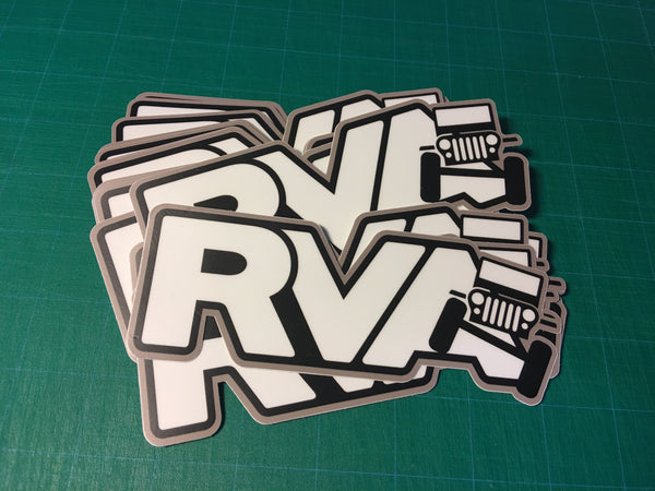 RVA Jeep inspired Sticker - FREE SHIPPING – Custom RVA Stickers ...