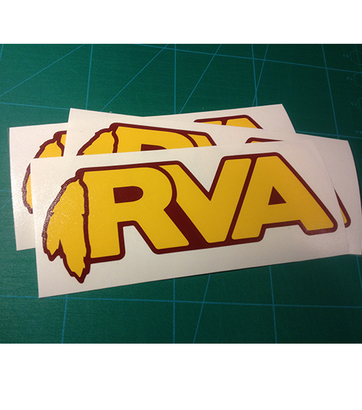 Redskins Inspired RVA Sticker | RichmondStickers.com – Custom RVA ...