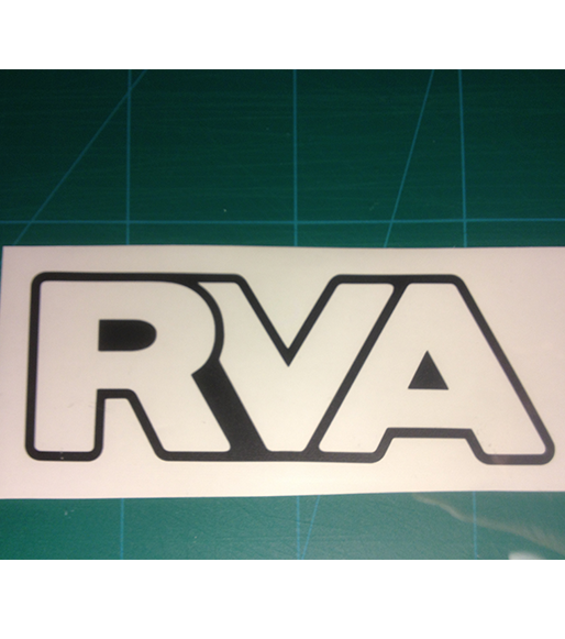 RVA Satin Black Outline - FREE SHIPPING – Custom RVA Stickers ...