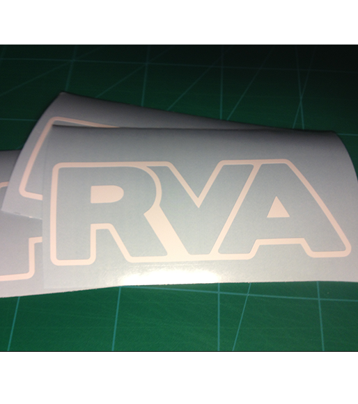 RVA White Outline - FREE SHIPPING – Custom RVA Stickers ...