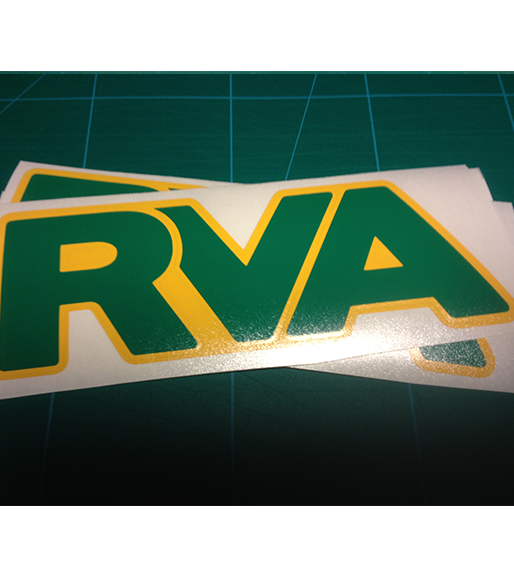 RVA Yellow/Green Sticker - FREE SHIPPING – Custom RVA Stickers ...