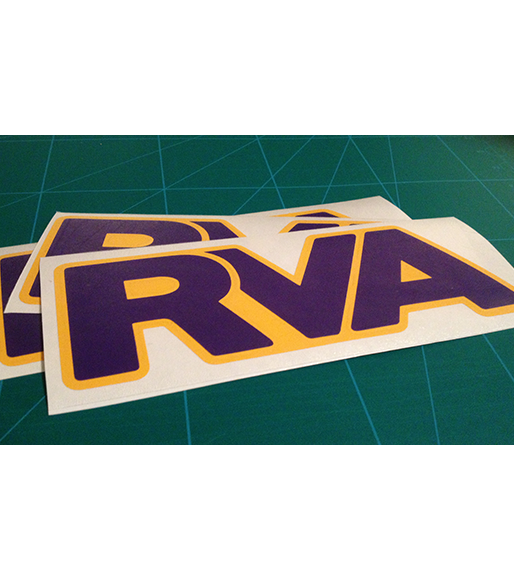 RVA Yellow/Purple Sticker - FREE SHIPPING – Custom RVA Stickers ...